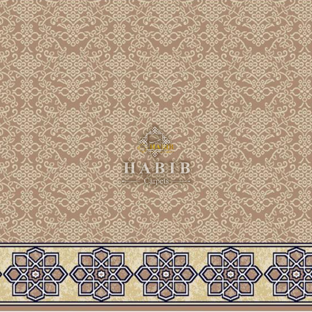 Jual Karpet Masjid Al Imam Coklat Minimalis | Habib Karpet